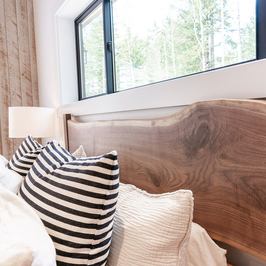 Rainier Live Edge Bed | Seldens – Seldens Designer Home Furnishings
