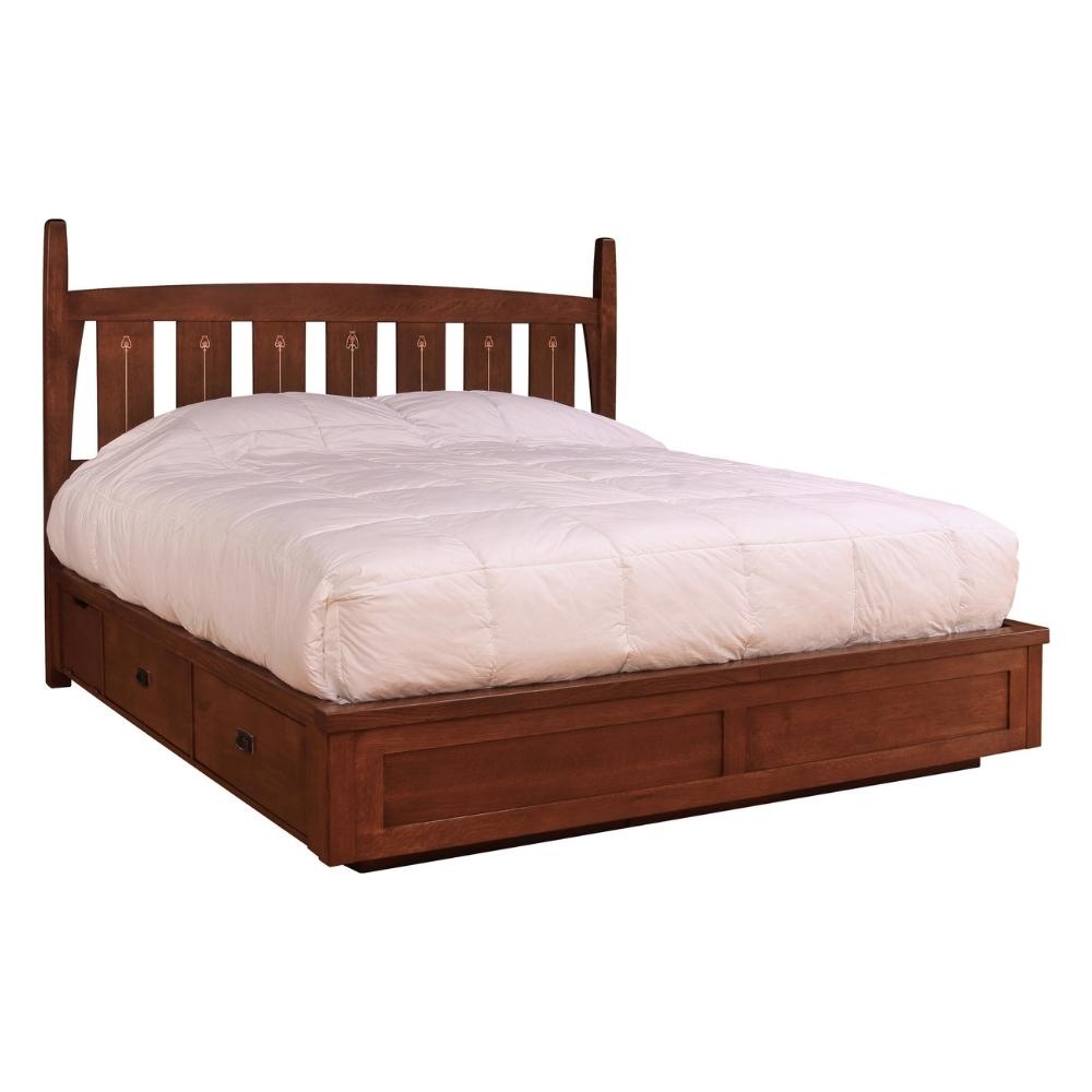 Harvey Ellis Platform Storage Bed | Stickley | Tacoma, Bellevue ...